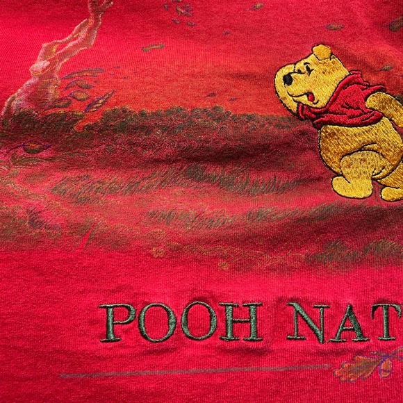 Disney | Shirts | Vintage 9s Winne The Pooh Disney Red Shirt | Poshmark